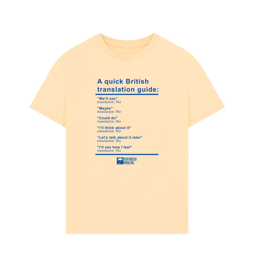 A Quick British Translation Guide Oversized T-Shirt