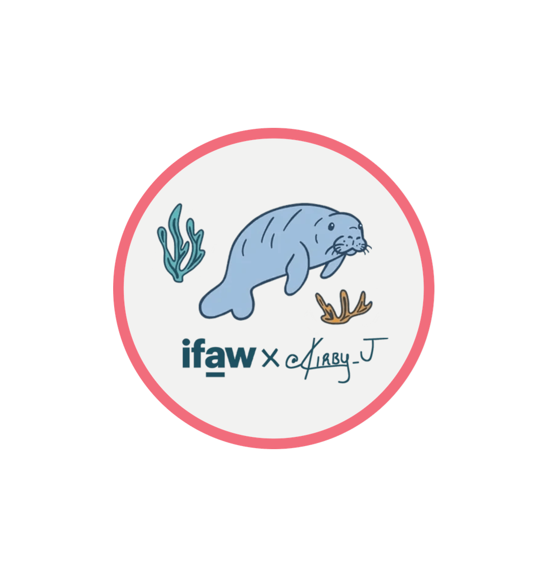 IFAW x Kirby J Sticker