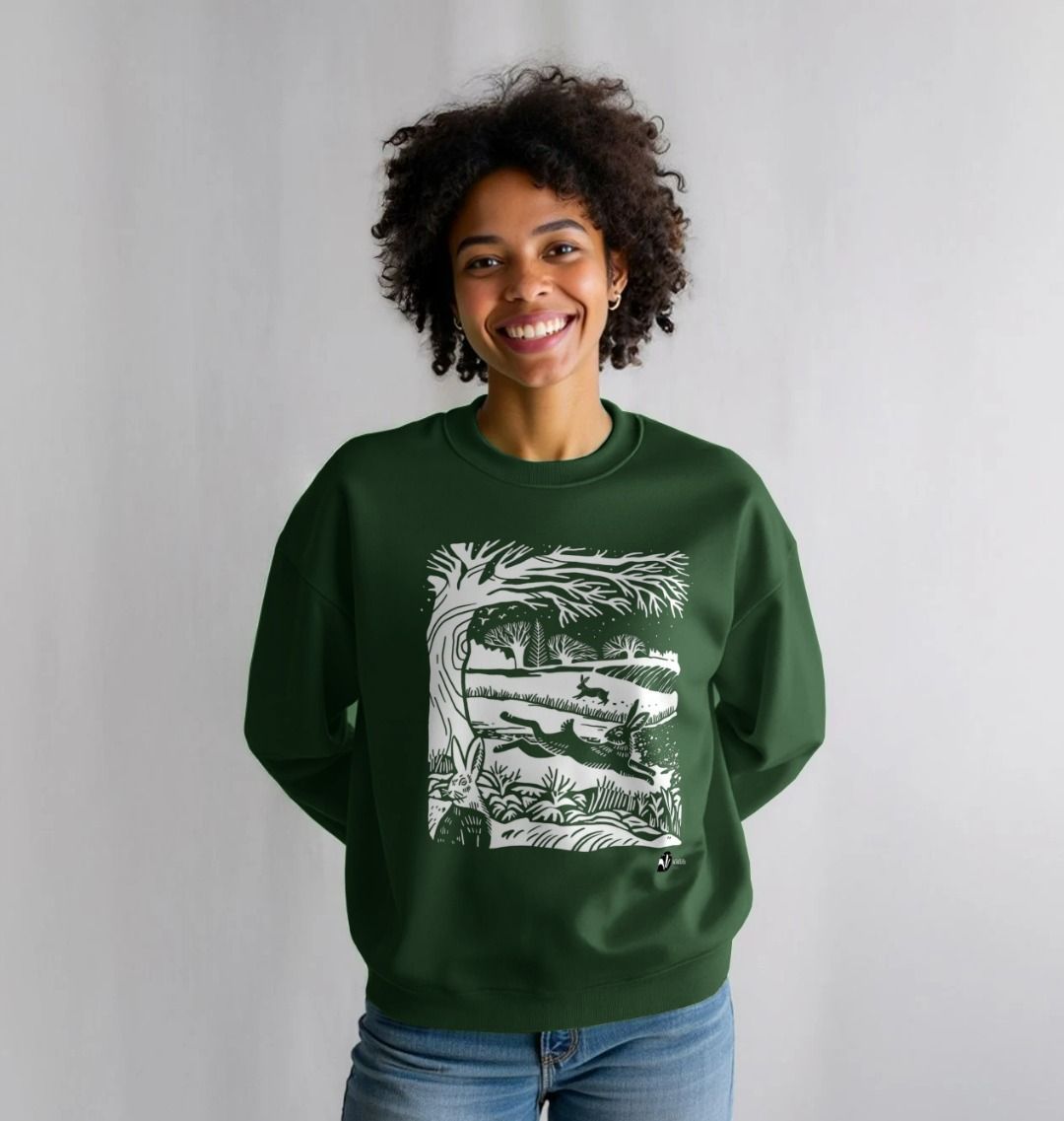 Winter Hare Oversized Jumper | The Wildlife Trusts