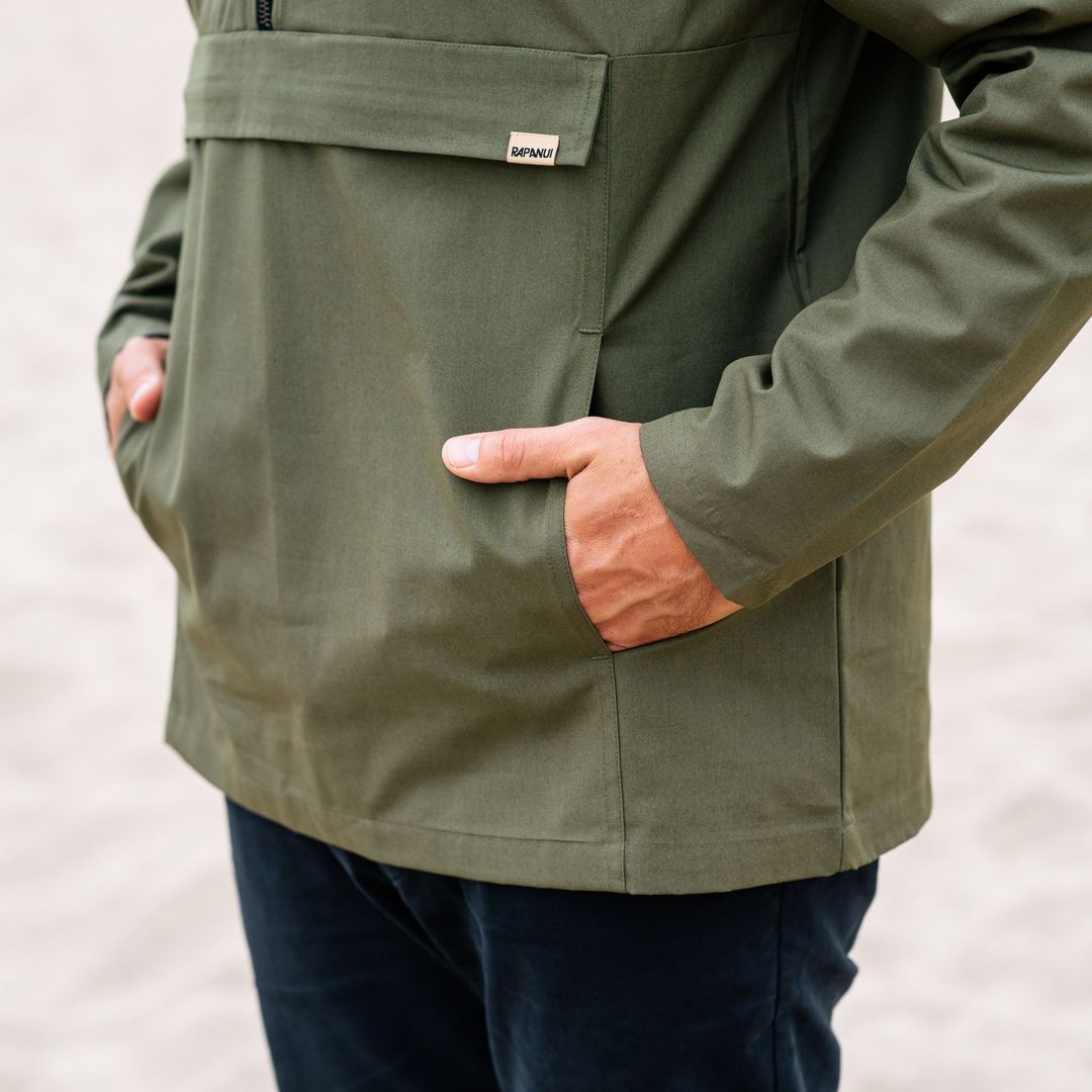 Men's Smock Jacket | Lightweight Rain Jacket | Rapanui