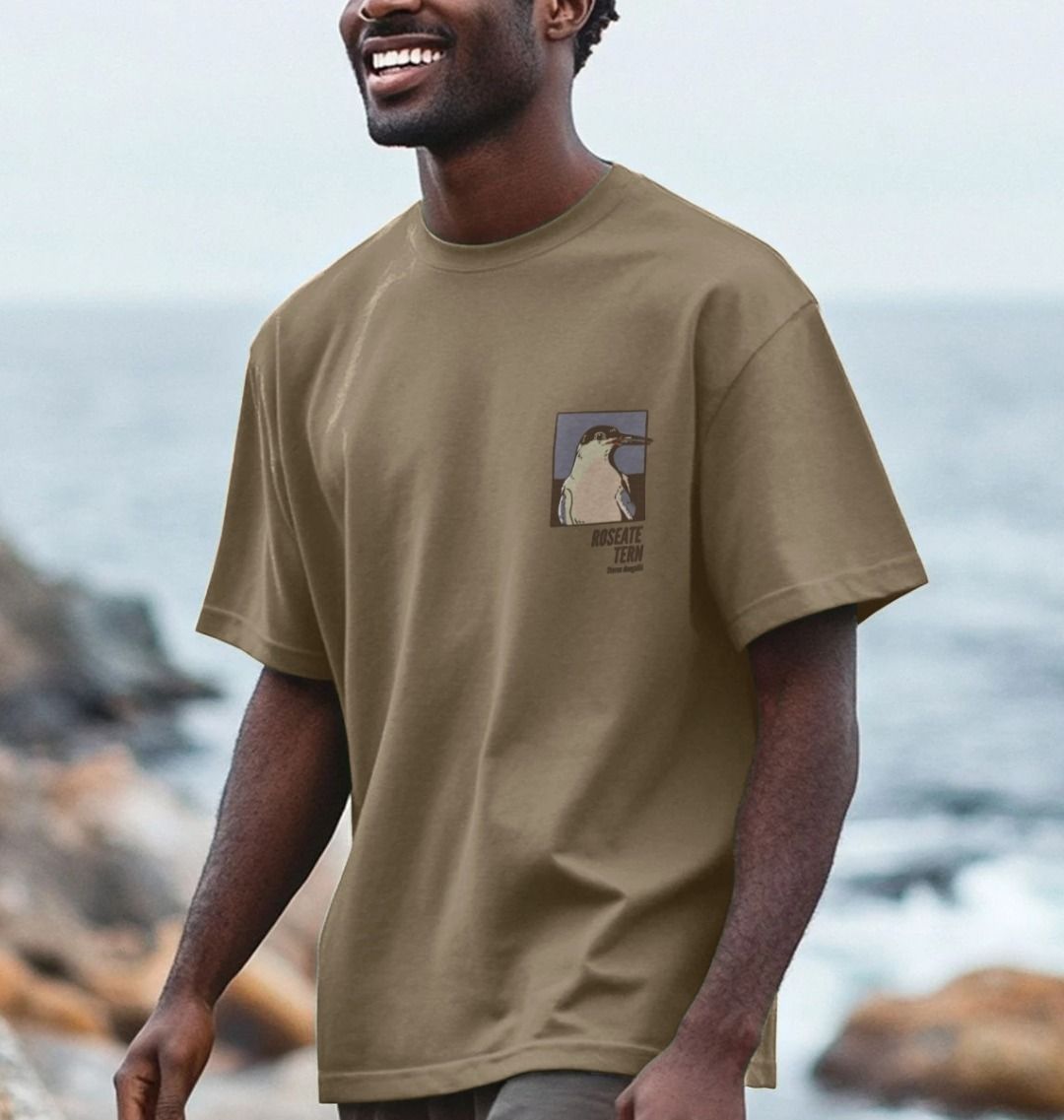 Roseate Tern Men's Oversized T-shirt | RSPB