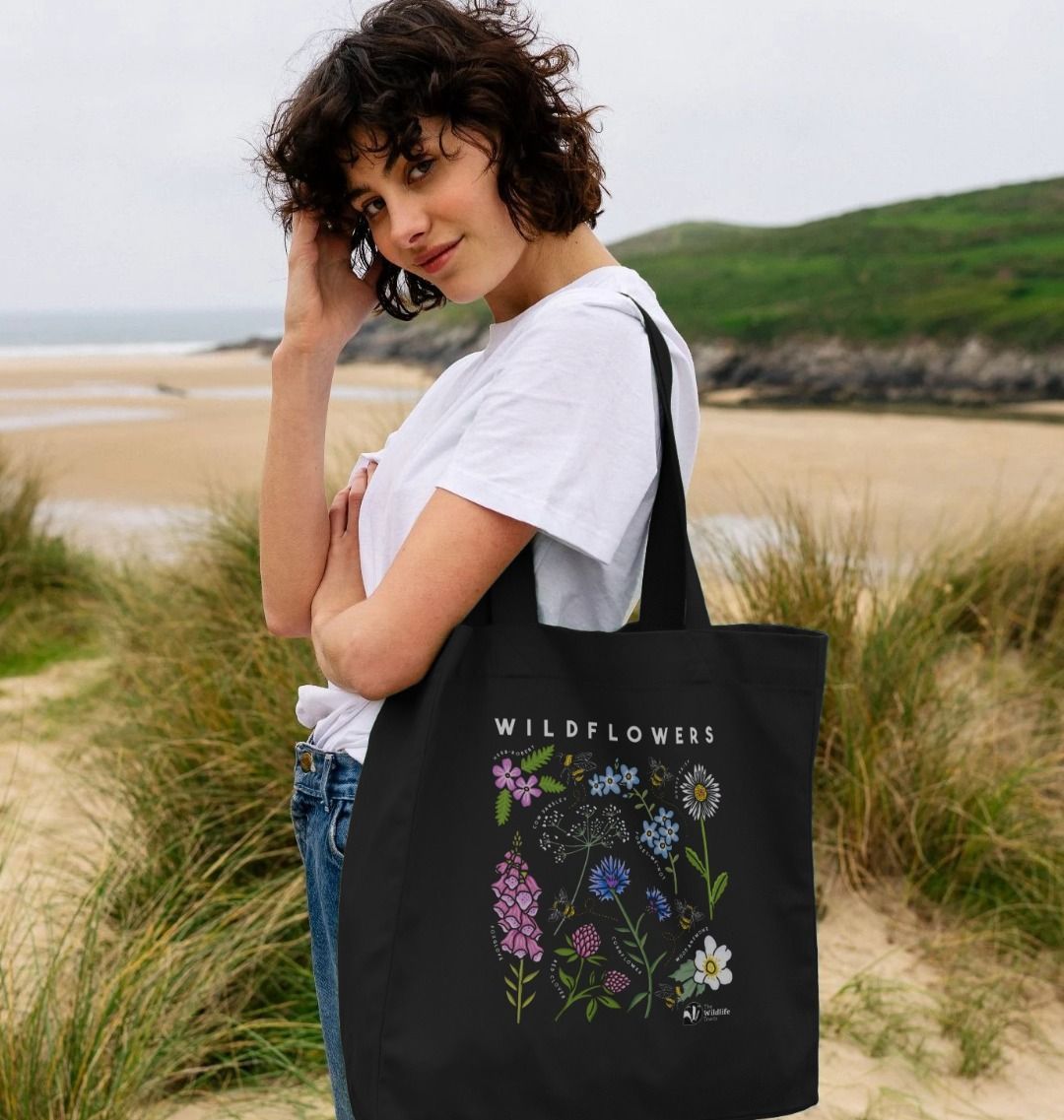 Wildflower Large Tote Bag | The Wildlife Trusts Shop