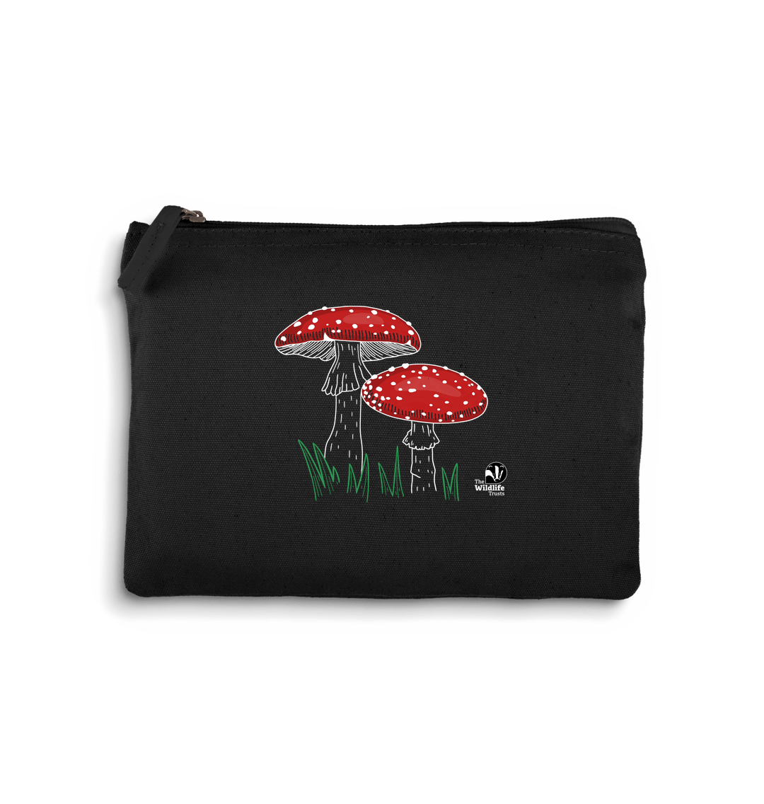 Mushroom Zip Pouch | The Wildlife Trusts Shop