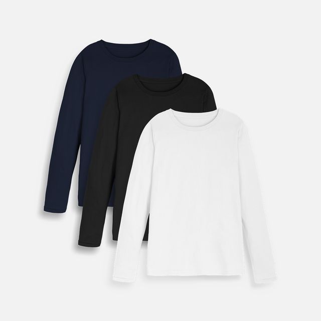 Women's Organic Long Sleeve T-shirts - 5 Pack