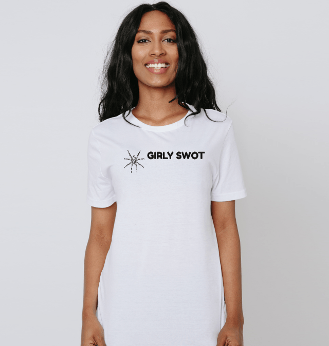Girly Swot Spider T Shirt