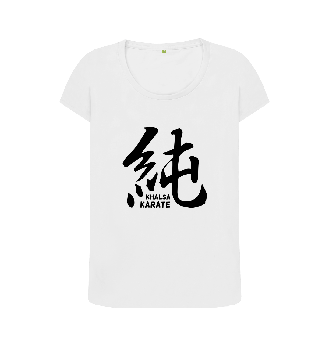 Women's - Khalsa Kanji - White (KKABW01)