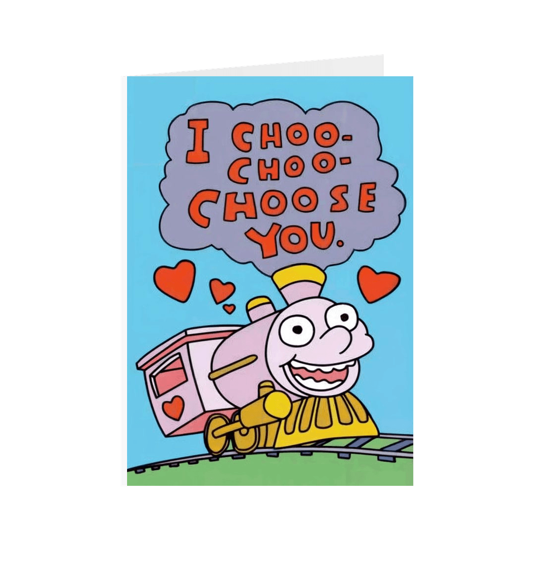 I Choo Choo Choose You Card | Simpsons Card | Shirtbox