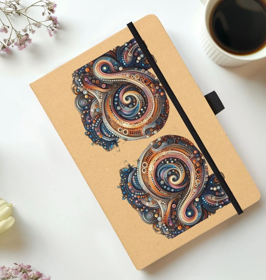 Mesmerizing Kraft Notebook | Eco-Friendly Stationery