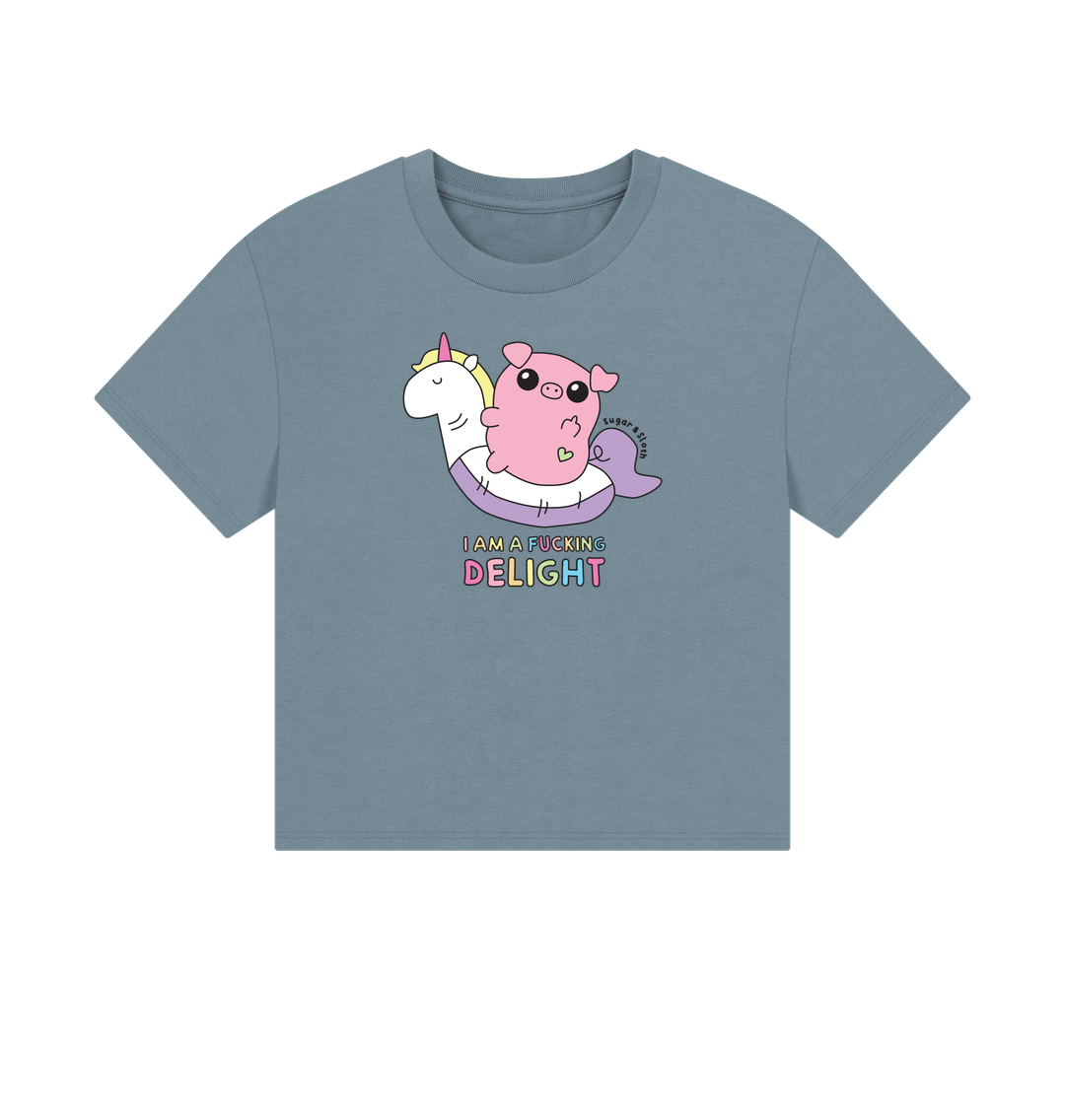 I am a F**king Delight - Boxy Fit T-shirt - Choose Your Colour
