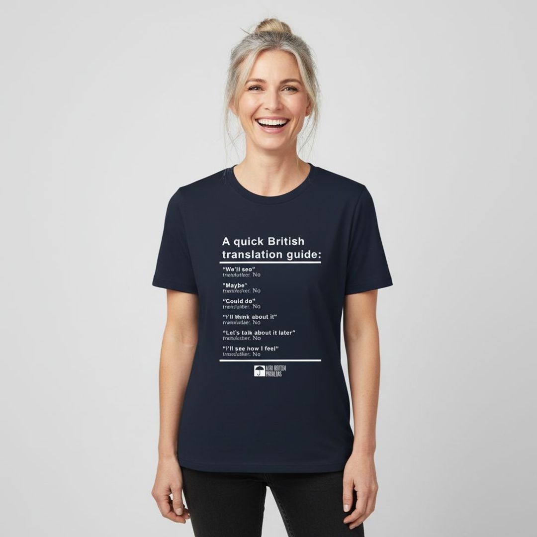 A Quick British Translation Guide T-shirt
