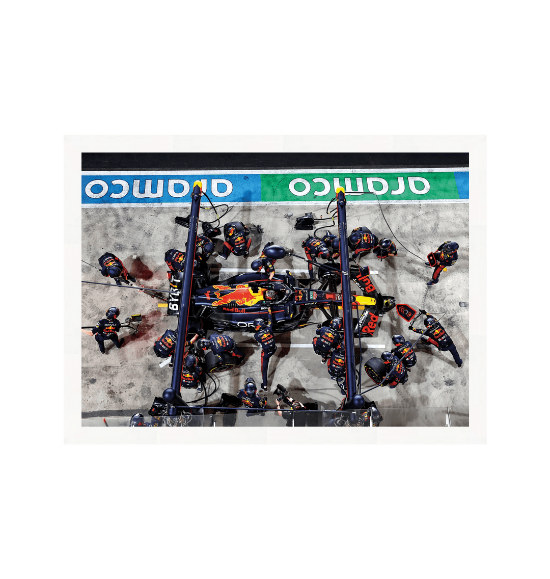 Max Verstappen Pitstop Qatar Fine Art Print