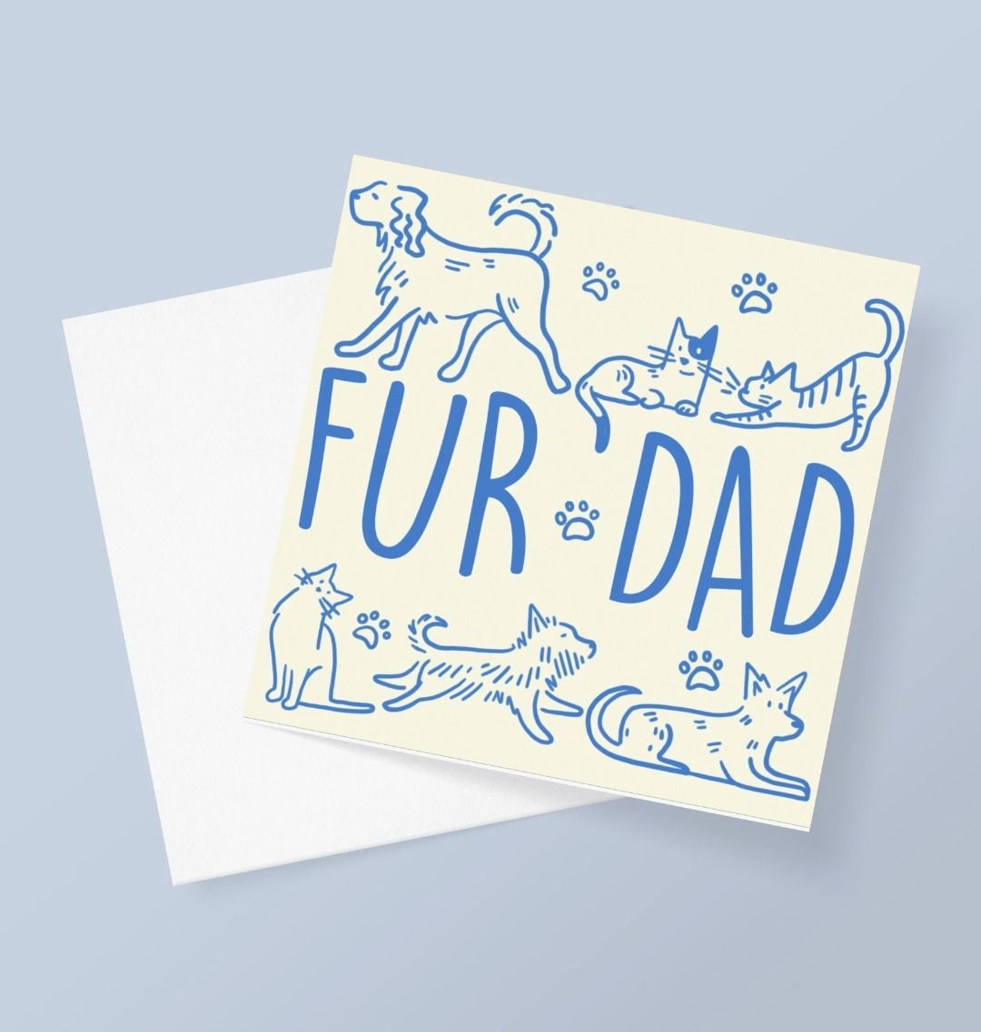 Fur Dad Father's Day Card