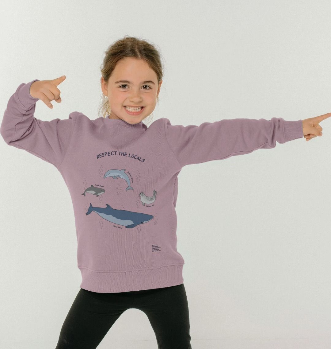 Kids' Light Organic Jumper - Respect the Locals