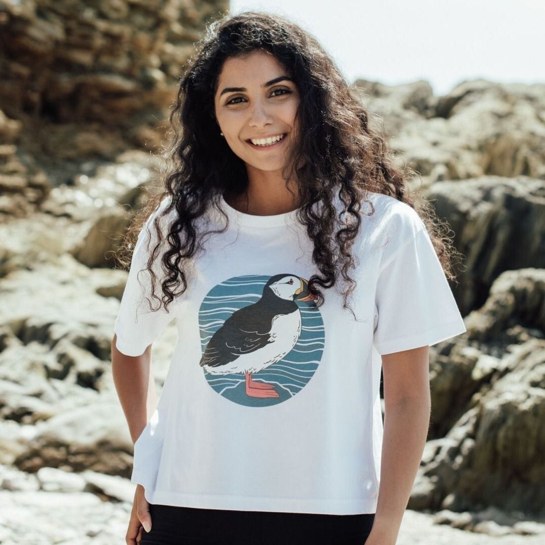 Puffin T-shirt | Puffin Graphic Tee | Rapanui