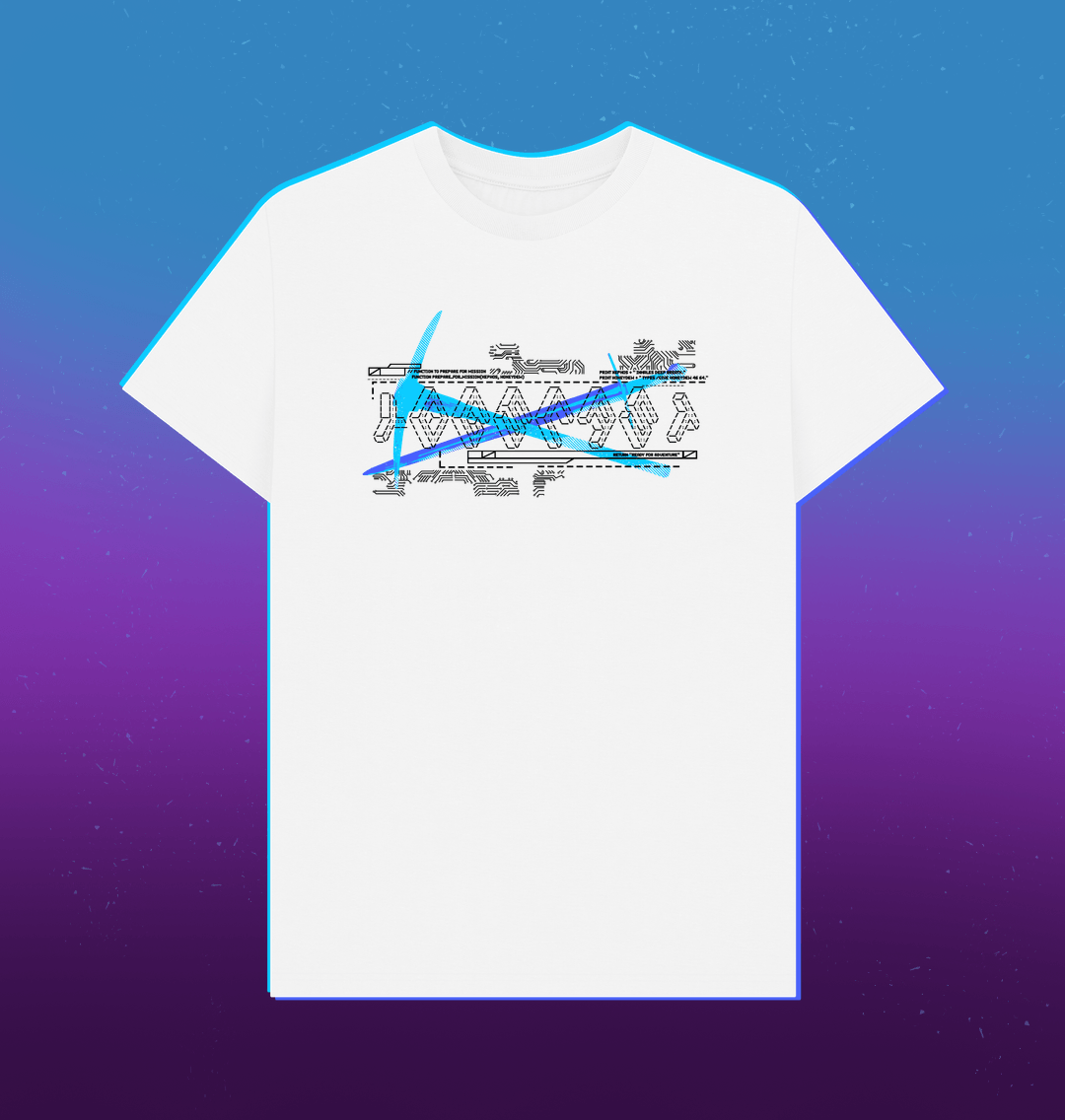 YOGSCAST ASCII Blue T-Shirt