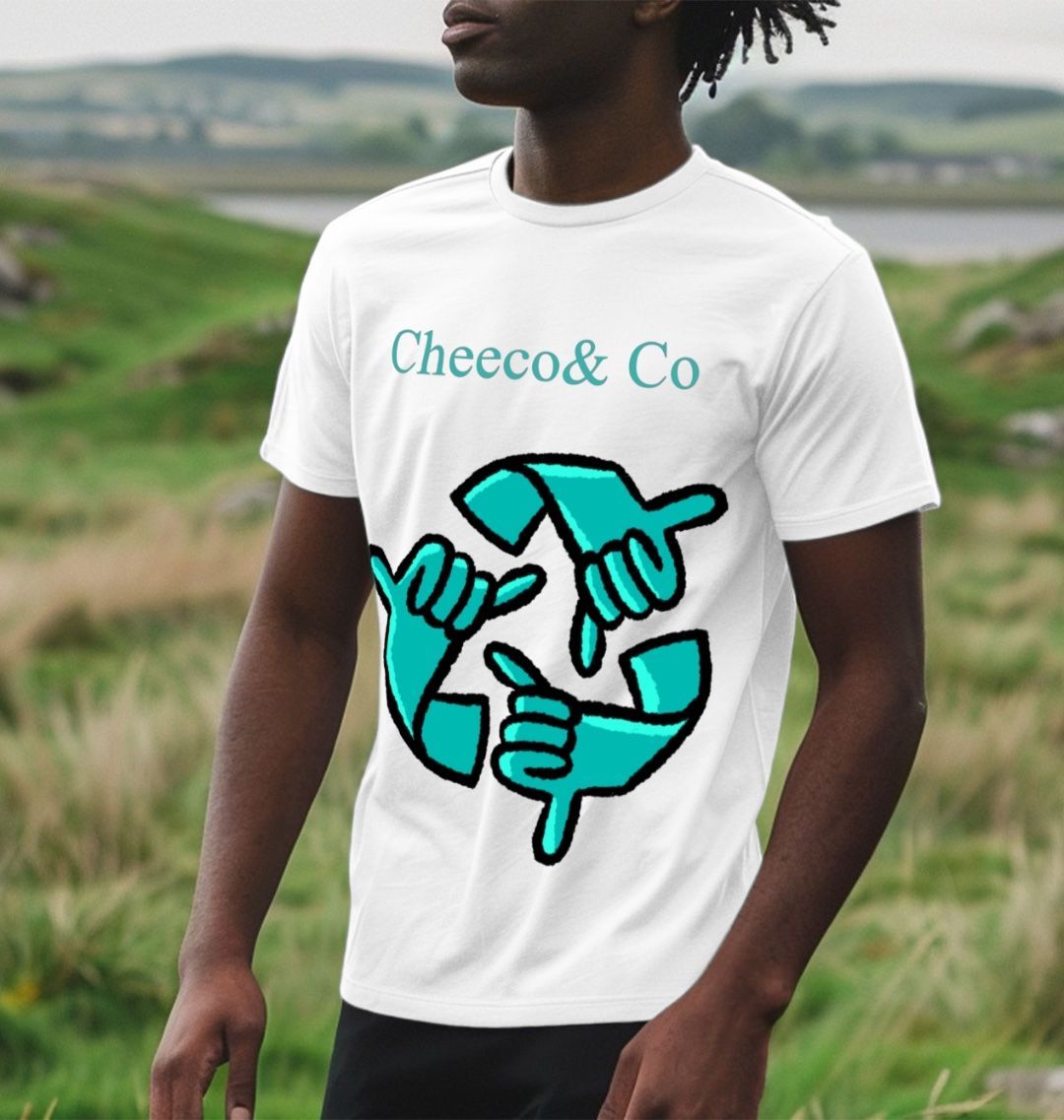 Cheeco\u2019s recycling men\u2019s basic T-shirt