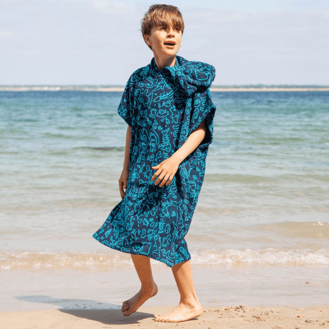 Kids Beach Poncho | Hooded Surf Towel | Rapanui
