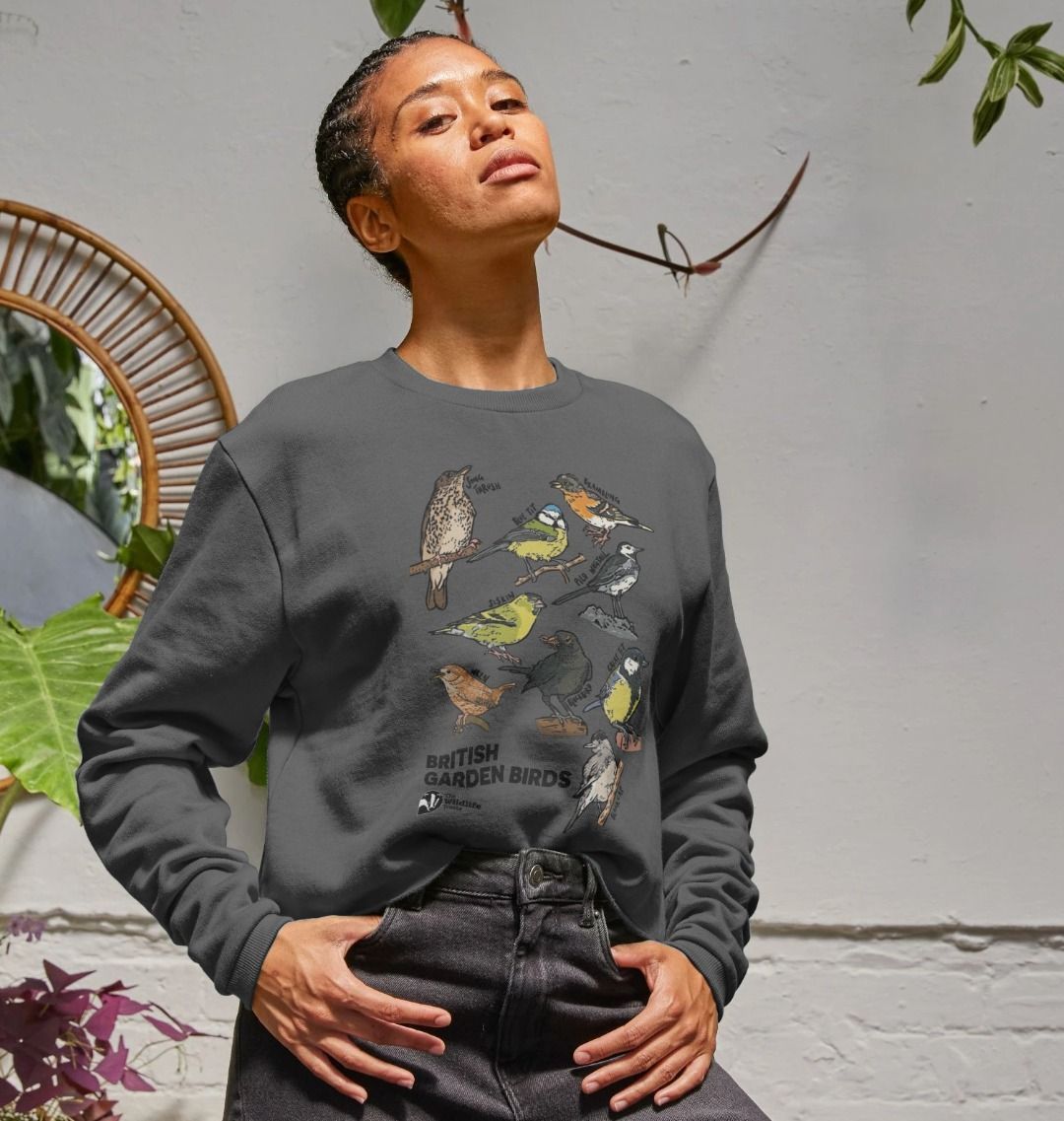 British Garden Birds Boxy Jumper