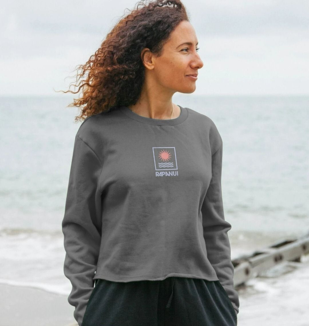 Women's Sun Boxy Jumper | Sustainable Cropped Sweater | Rapanui
