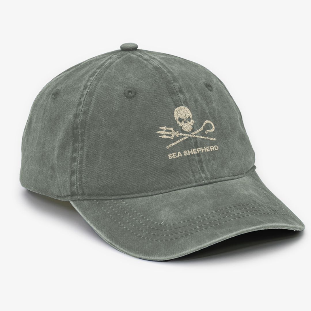 Sea Shepherd Jolly Roger Oat Logo Cap