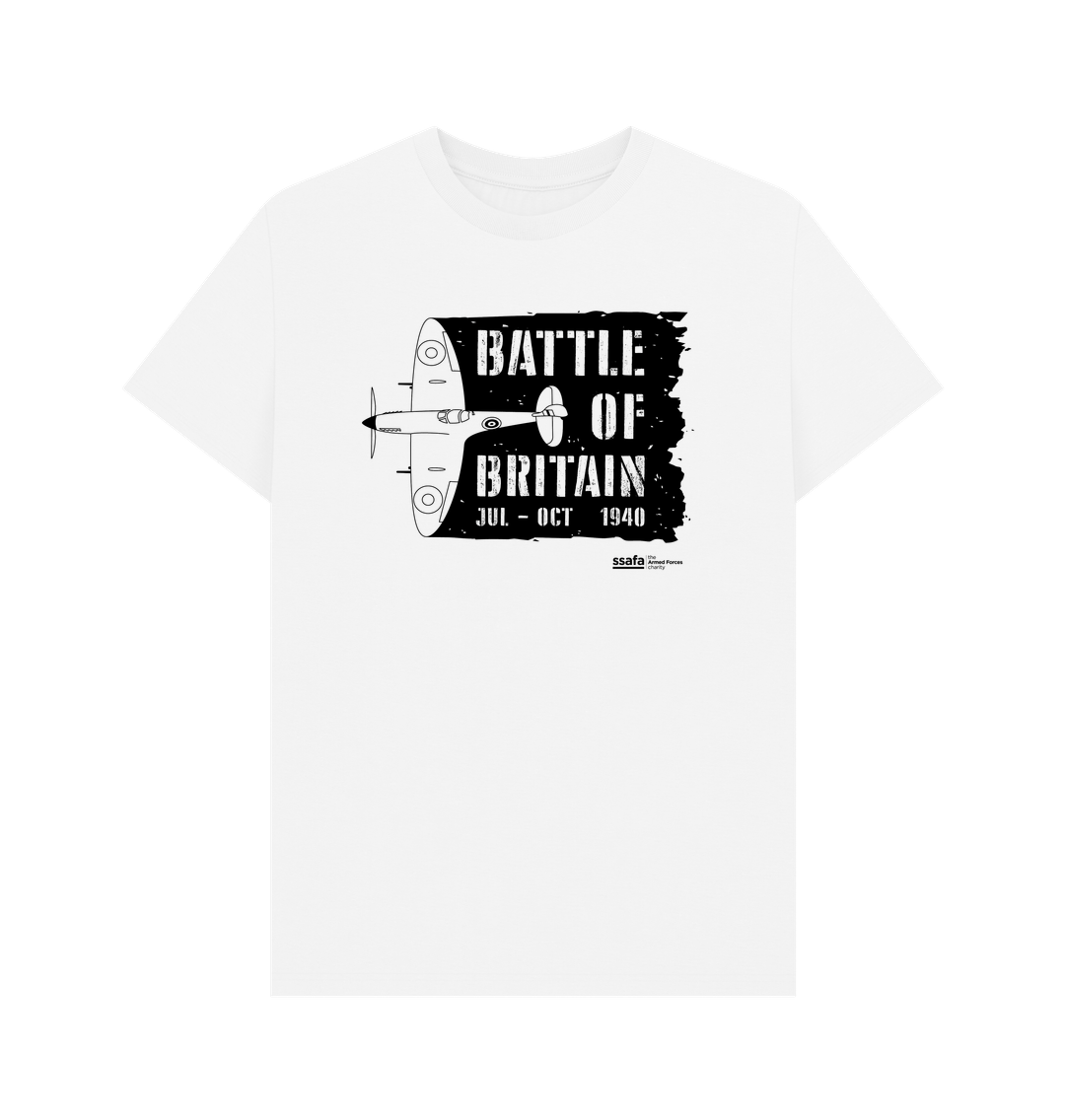 SSAFA Battle of Britain Spitfire T-shirt (White) | SSAFA Store