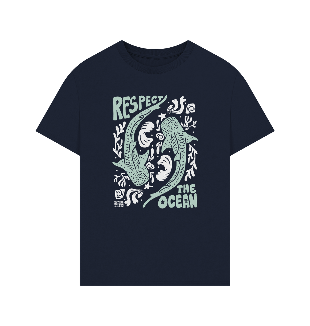 Respect The Ocean Men's Oversized T-Shirt