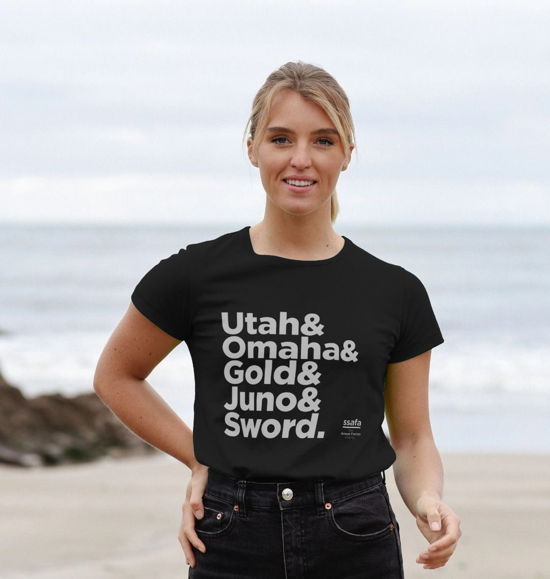 D-Day Beaches Top (Black) | SSAFA Store