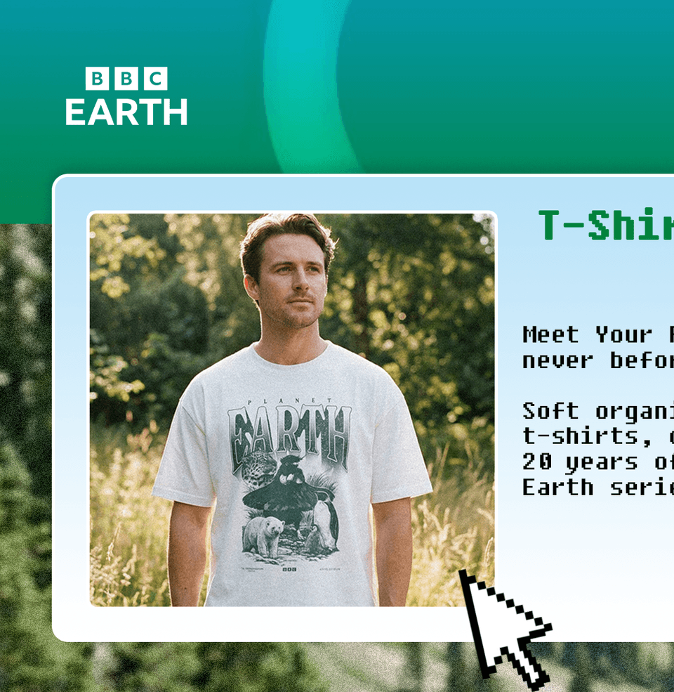 Wildlife T-shirts | Official BBC Earth Shop