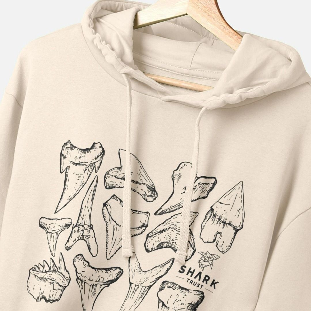 Shark Tooth Hoodie | Men's Shark Hoodie | Shark Trust