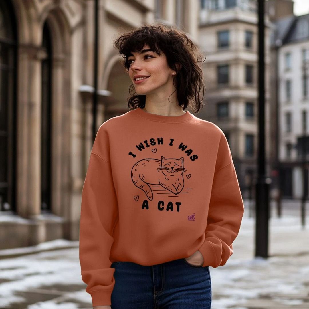 I Wish I Was a Cat Oversized Jumper | Cats Protection Shop