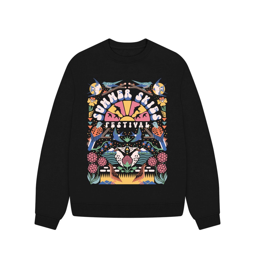 Summer Skies Festival Oversized Jumper