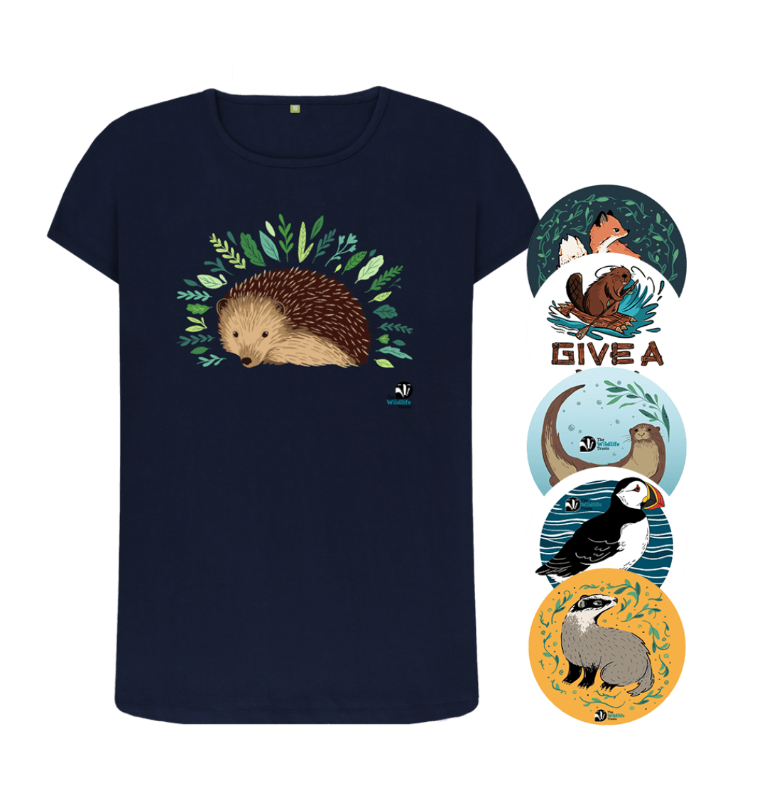 Hedgehog Top Sticker Bundle | The Wildlife Trusts Store