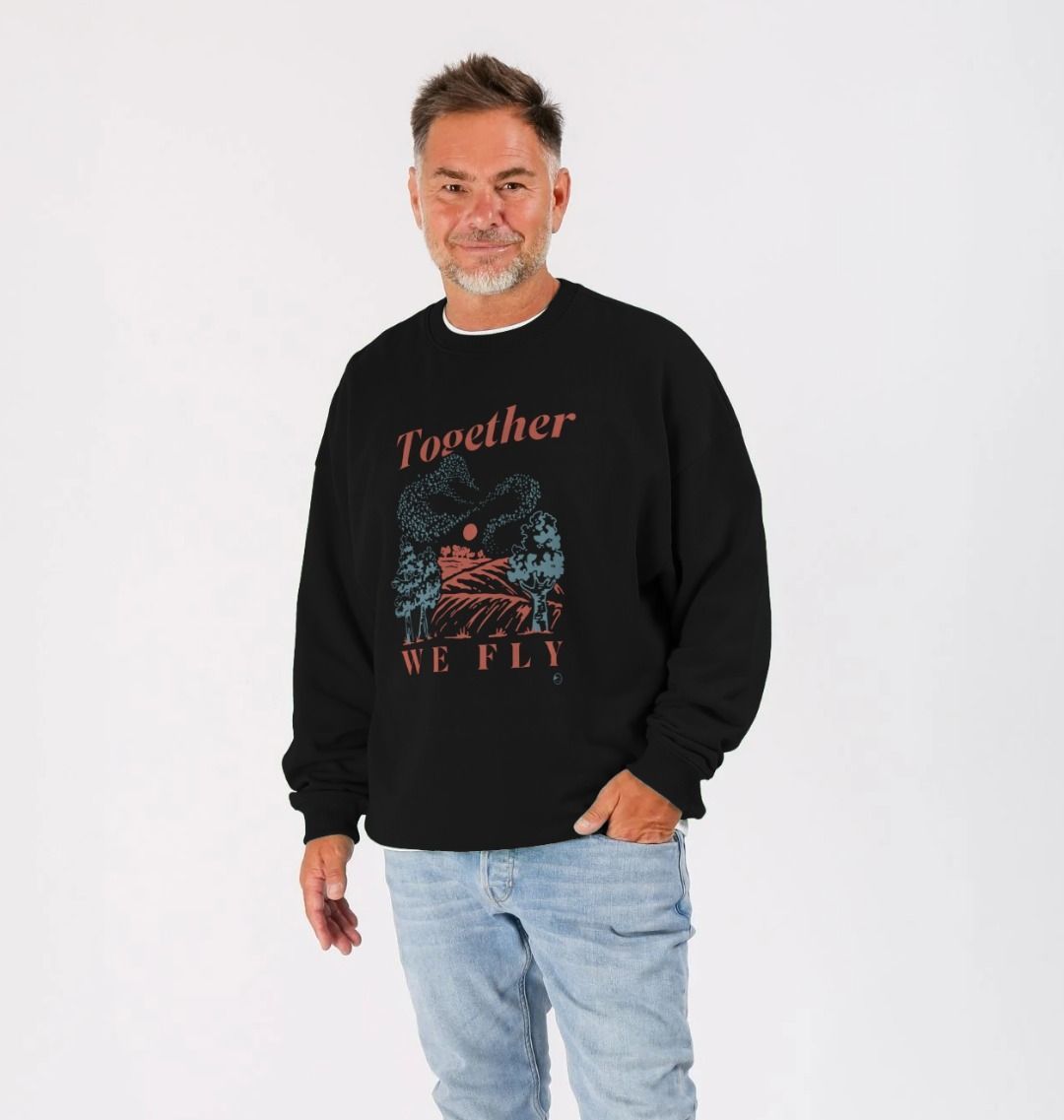 Together We Fly Oversized Sweatshirt