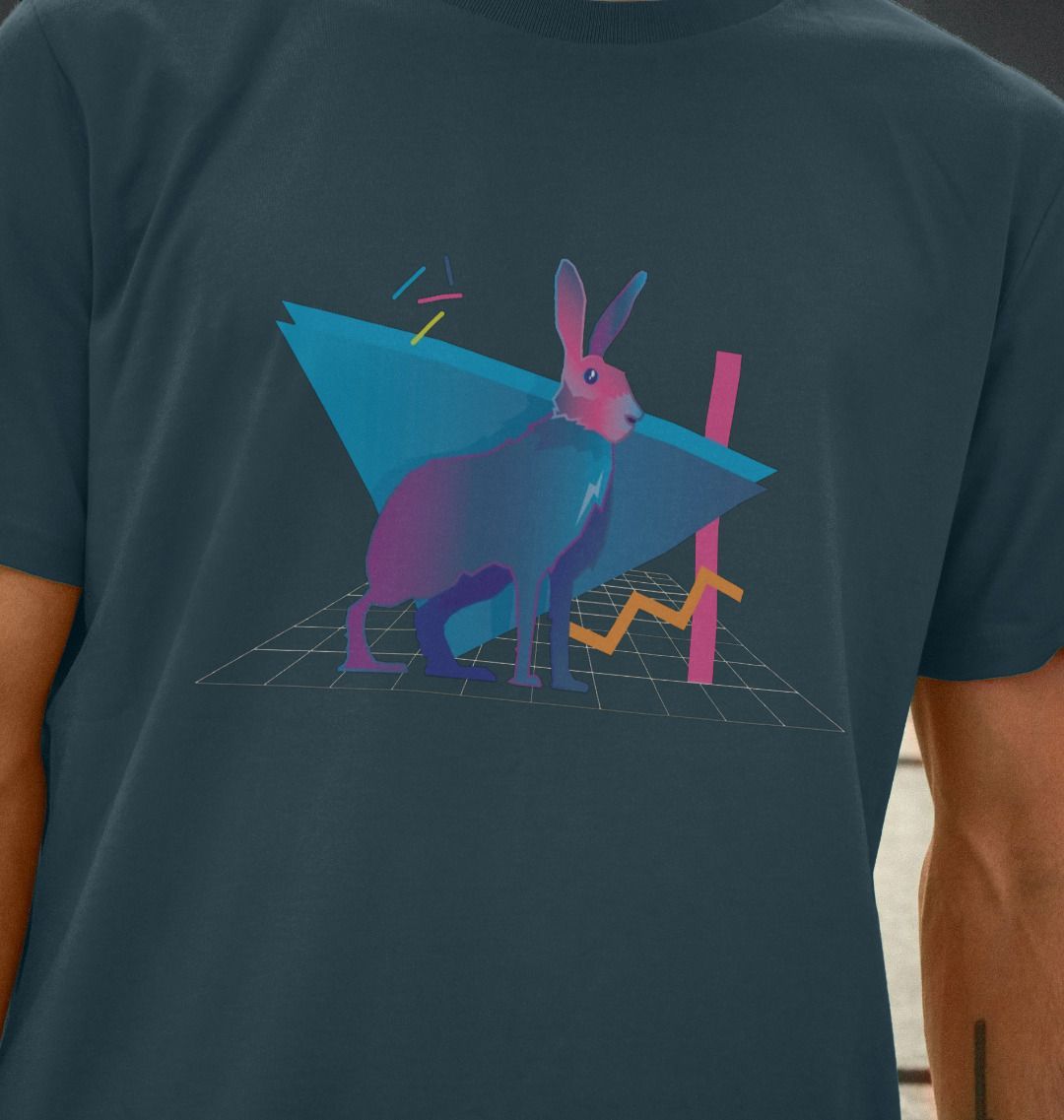 80s Inspired Hare Motif