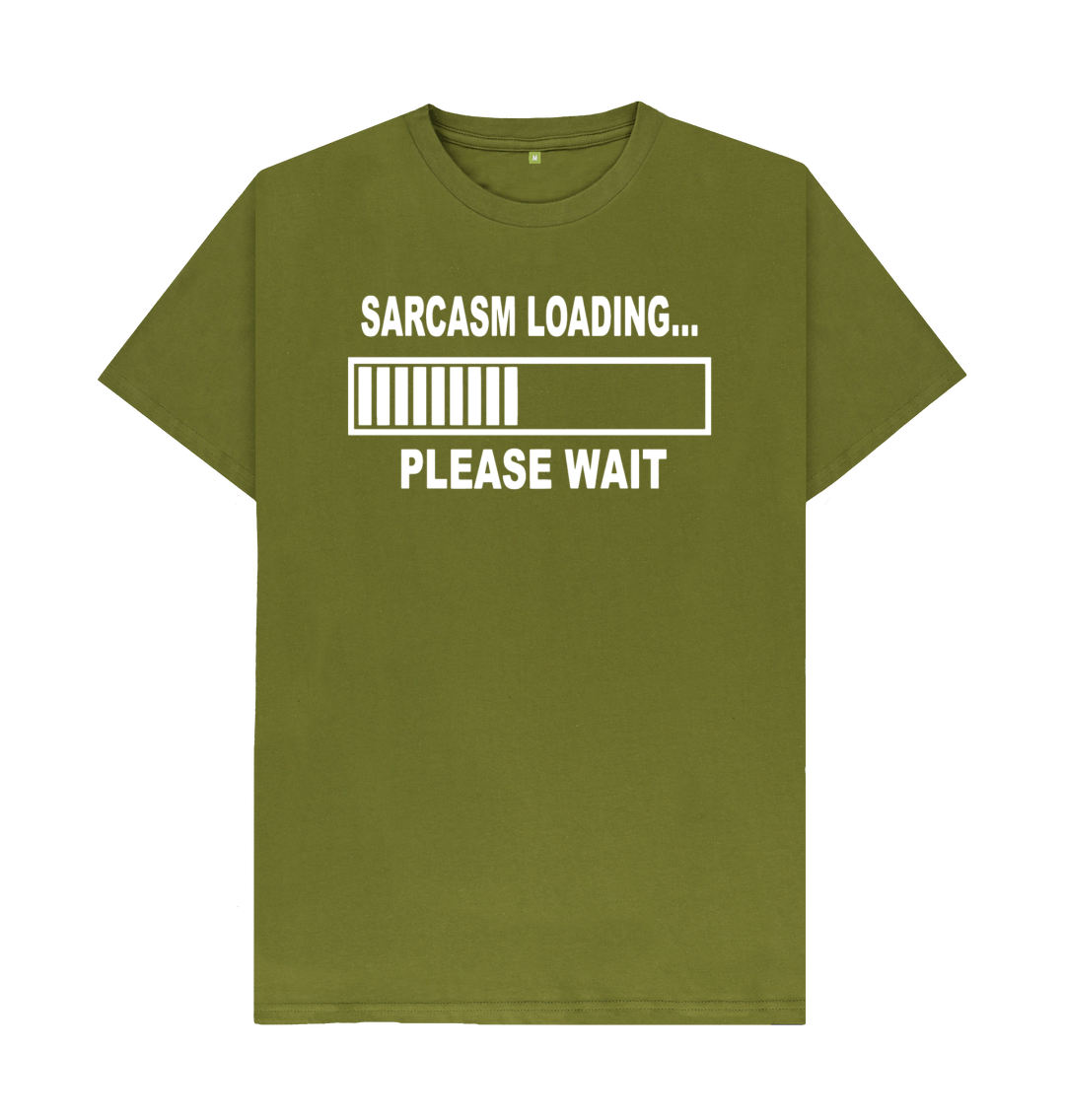 Sarcasm Loading T Shirt | Funny Sarcastic Tee | Shirtbox