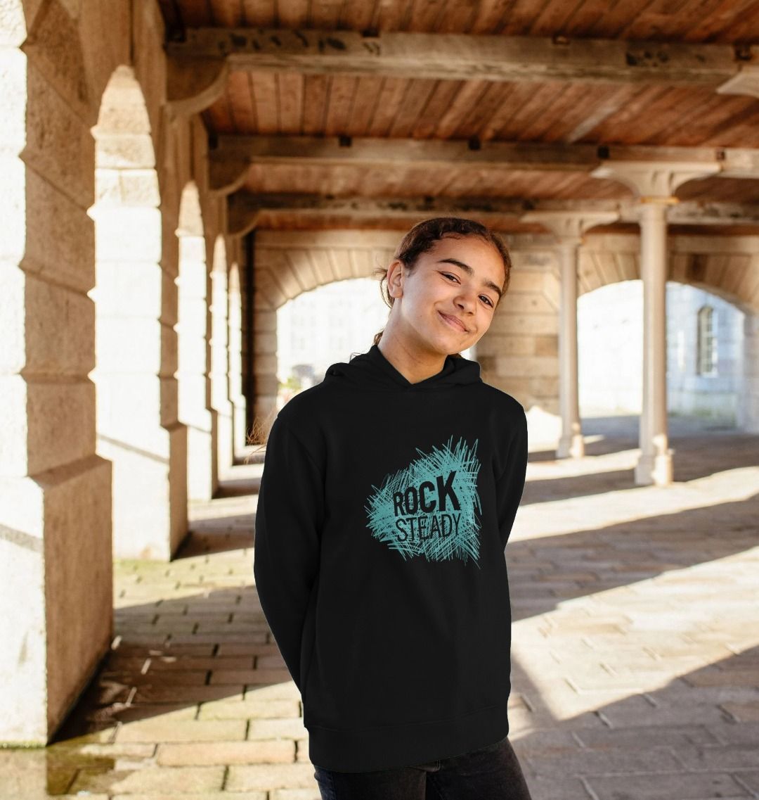 Rocksteady Graffiti Green Logo Kid's Hoodie