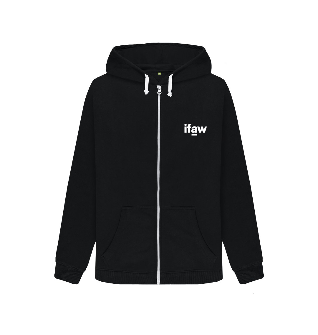 IFAW Black Zip Hoodie