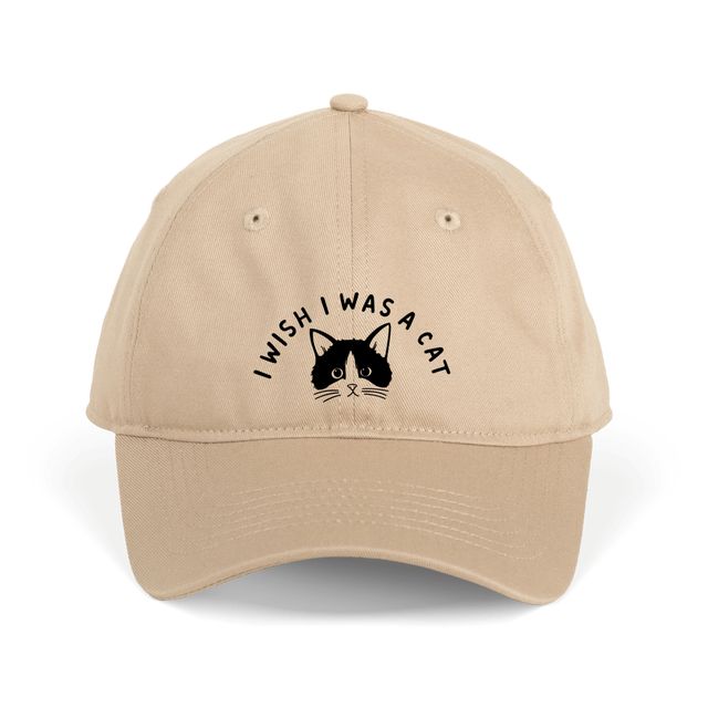 Black Cat Printed Cap