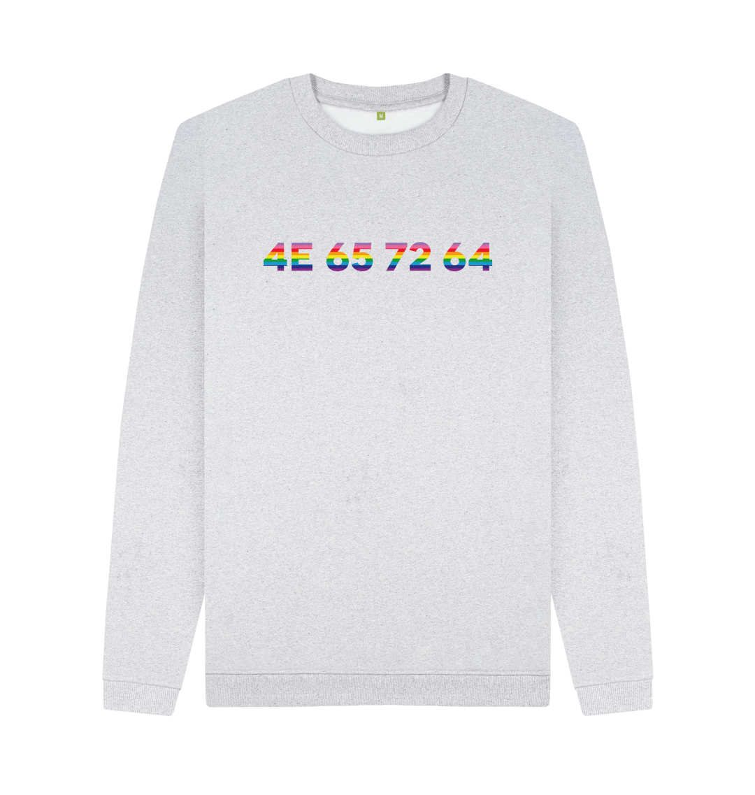 Non-Binary Nerd Recycled Fibre Long Sleeve Sweater (unisex)