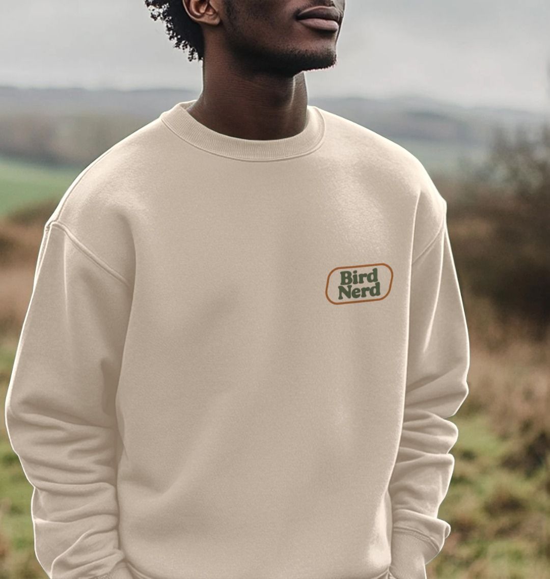 Bird Nerd Men's Oversized Jumper | RSPB