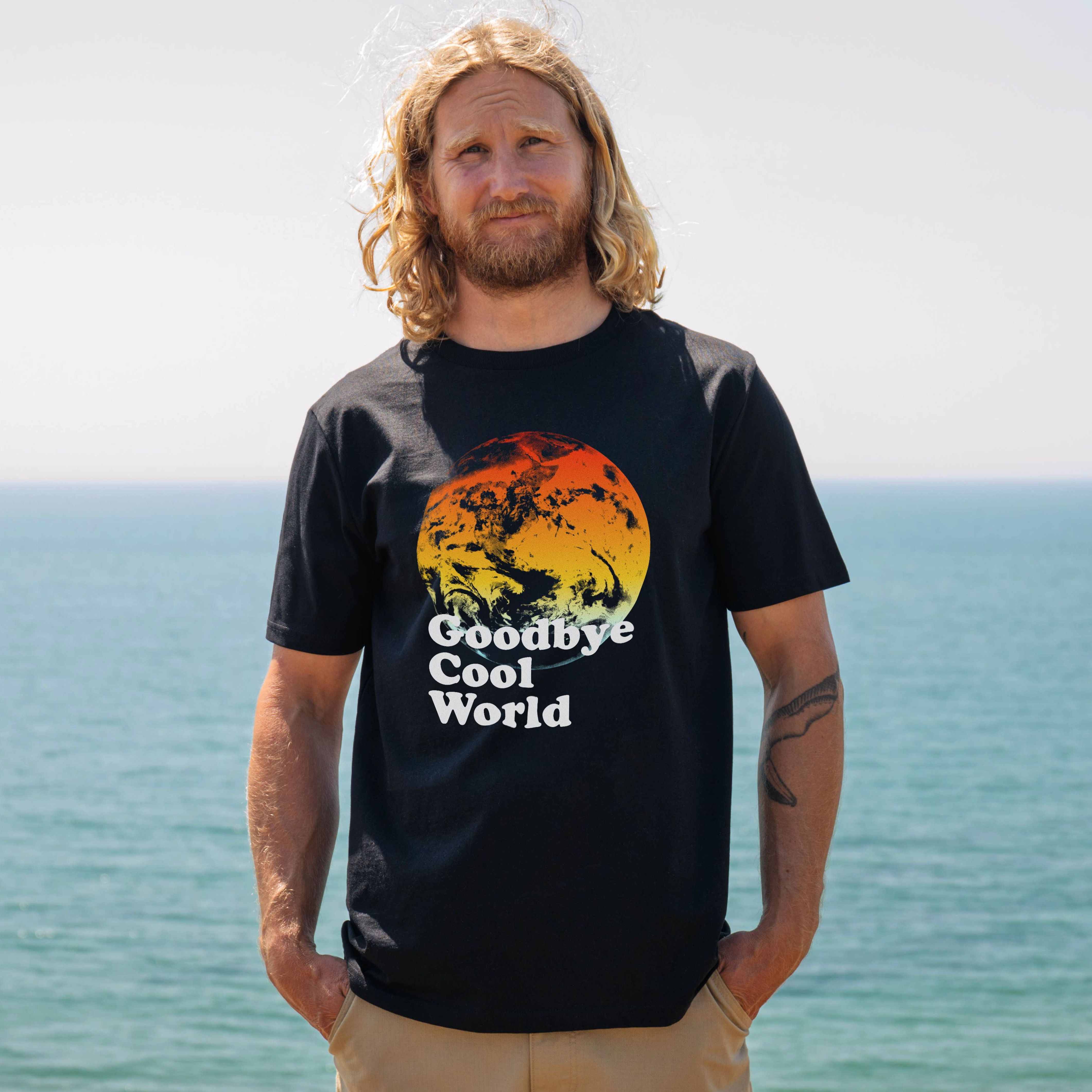 Goodbye Cool World T-Shirt | Climate Change Tee | Rapanui