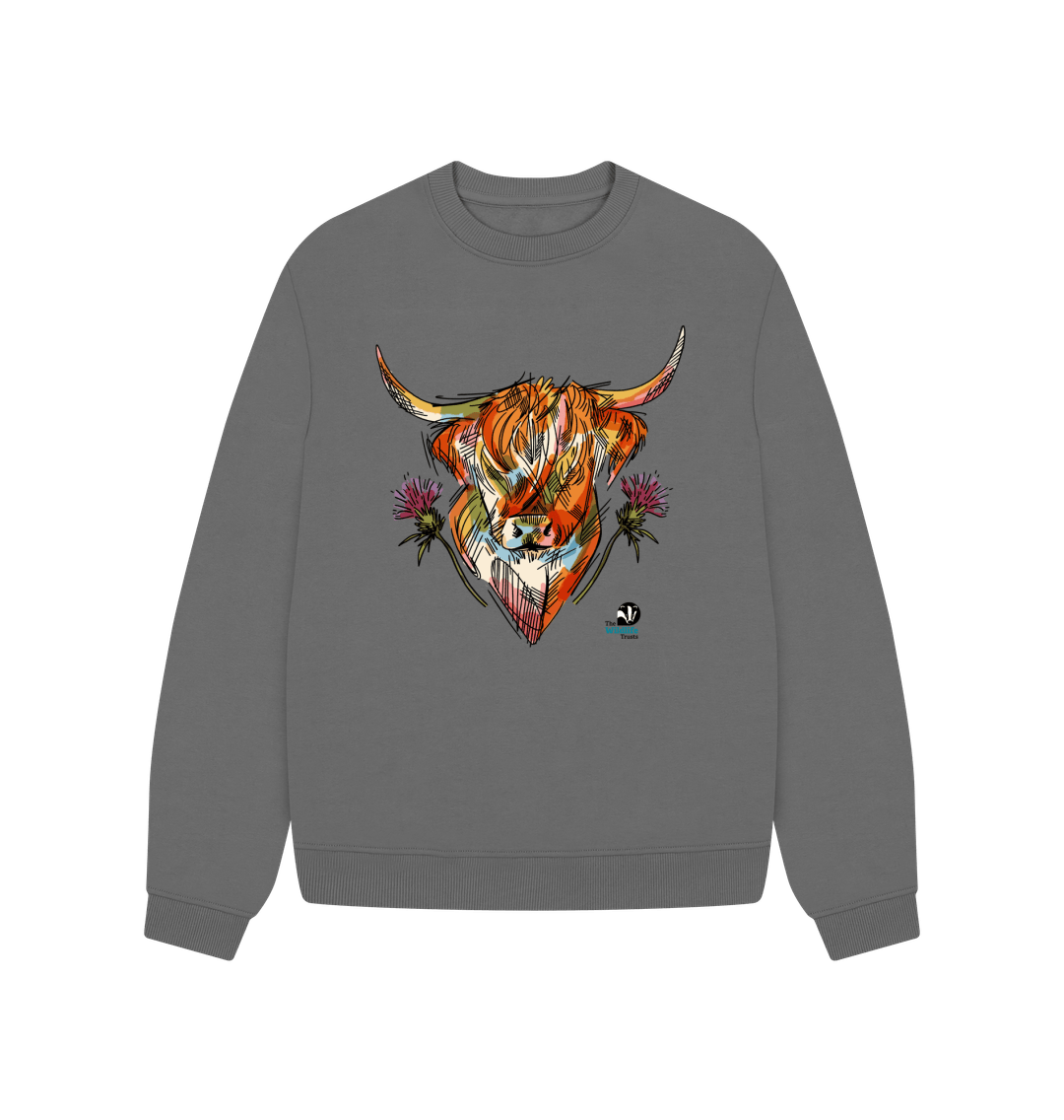 Highland Cow Jumper | Cow Sweatshirt | The Wildlife Trusts