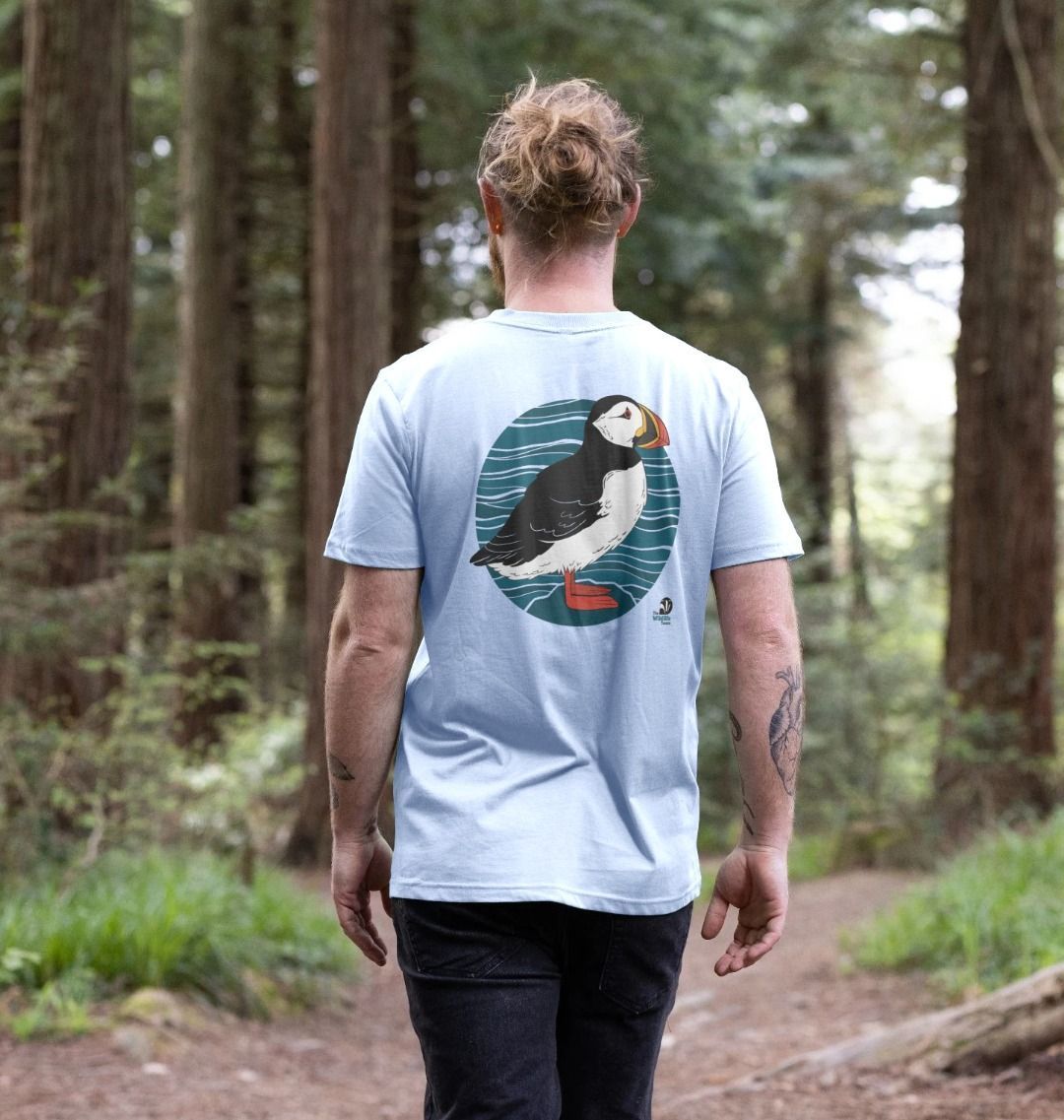 Puffin Back Print T-shirt | The Wildlife Trusts Shop