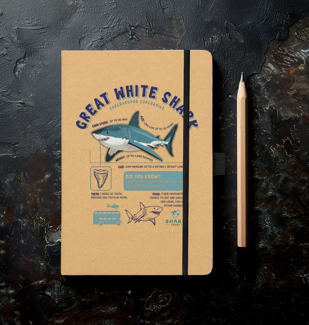 Great White Shark Notebook | Shark Journal | Shark Trust