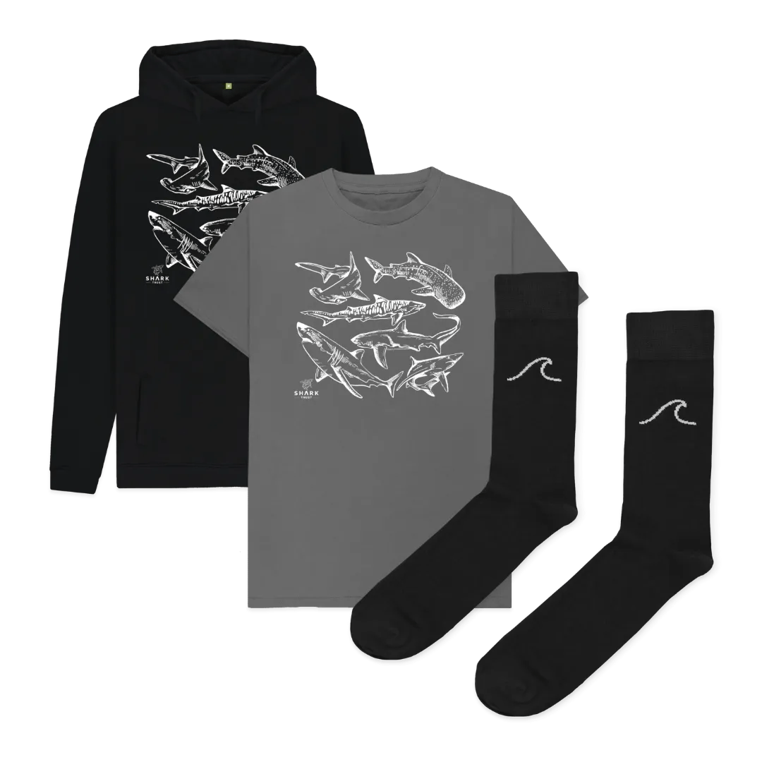 Shark Species Clothing Bundle | Men's Set | Shark Trust