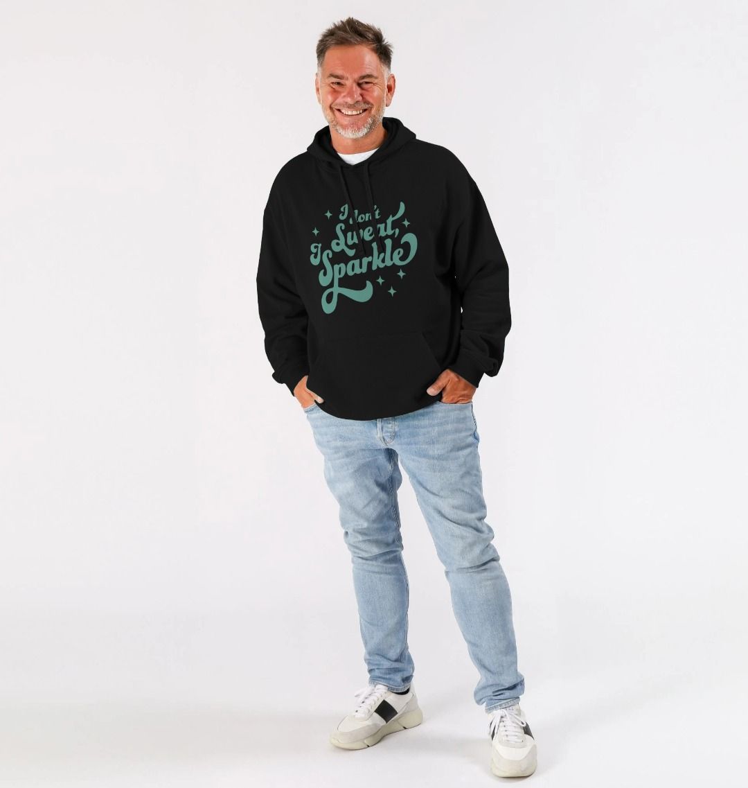 I Don't Sweat I Sparkle Men's Hoodie