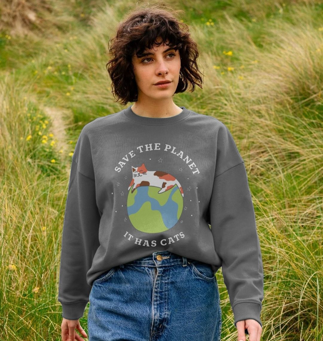 Planet Cats Oversized Jumper | Official Cats Protection Shop