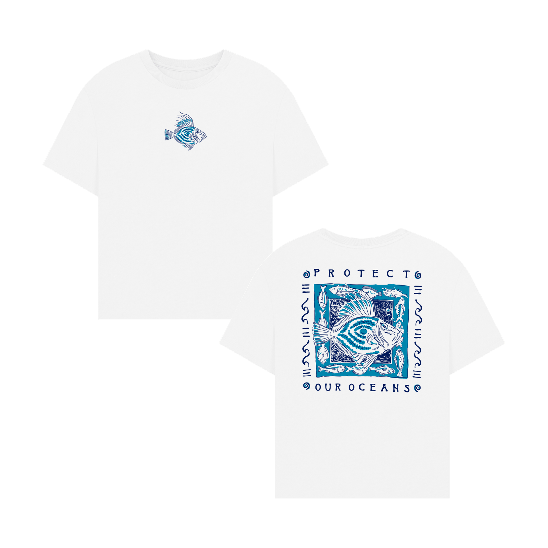 Women's Oversized Protect Our Oceans T-shirt
