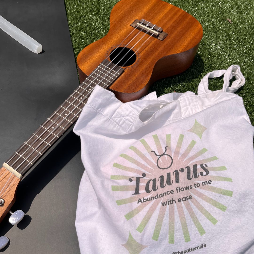 Taurus Zodiac Sign Tote Bag on Sale