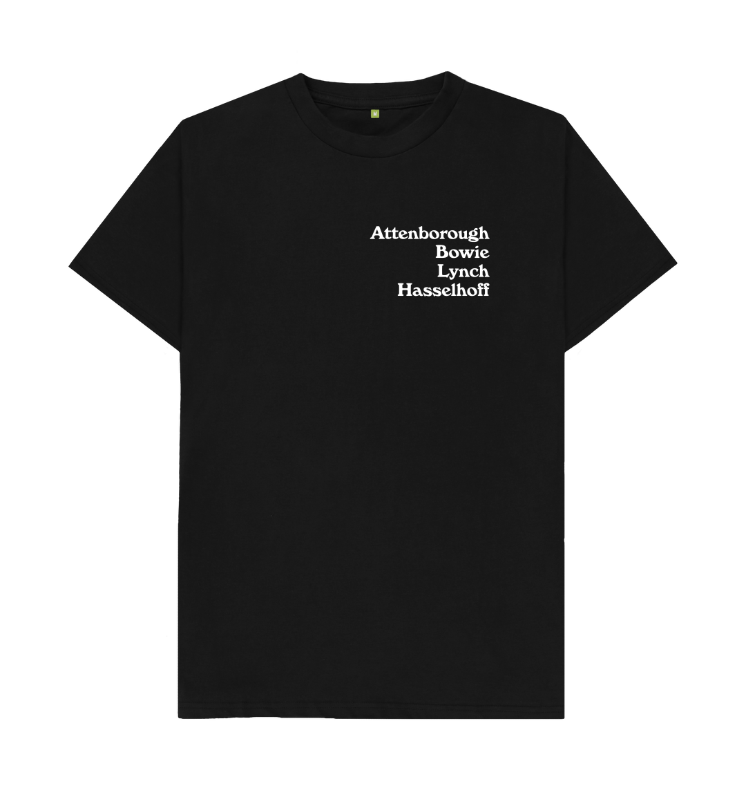 The David Tee - White Print